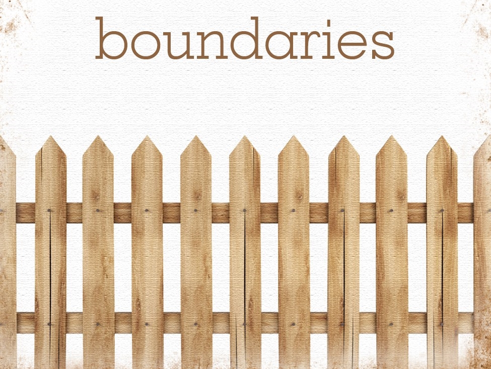 ‘Safe Boundaries’ – Inspirational thoughts from everyday life