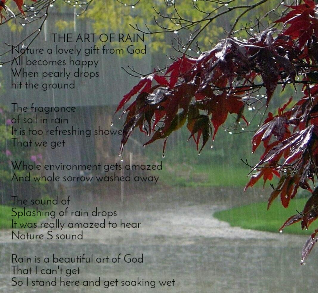 ‘Feel The Rain’ – Inspirational thoughts from everyday life