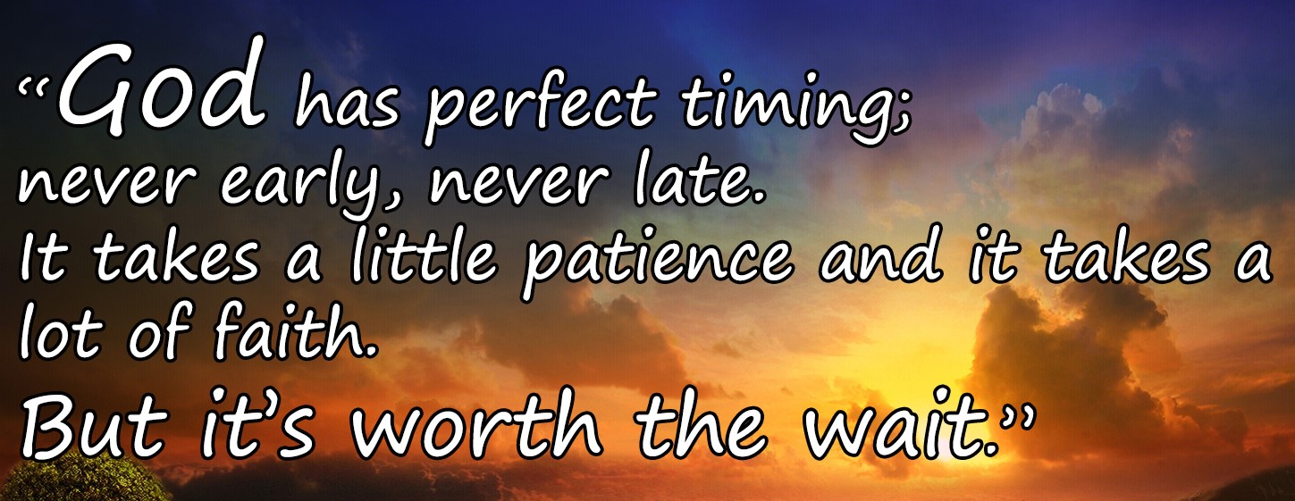 ‘A Lesson In Patience’ – Inspirational thoughts from everyday life