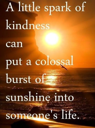 ‘Those Bursts Of Sunshine’ – Inspirational thoughts from everyday life
